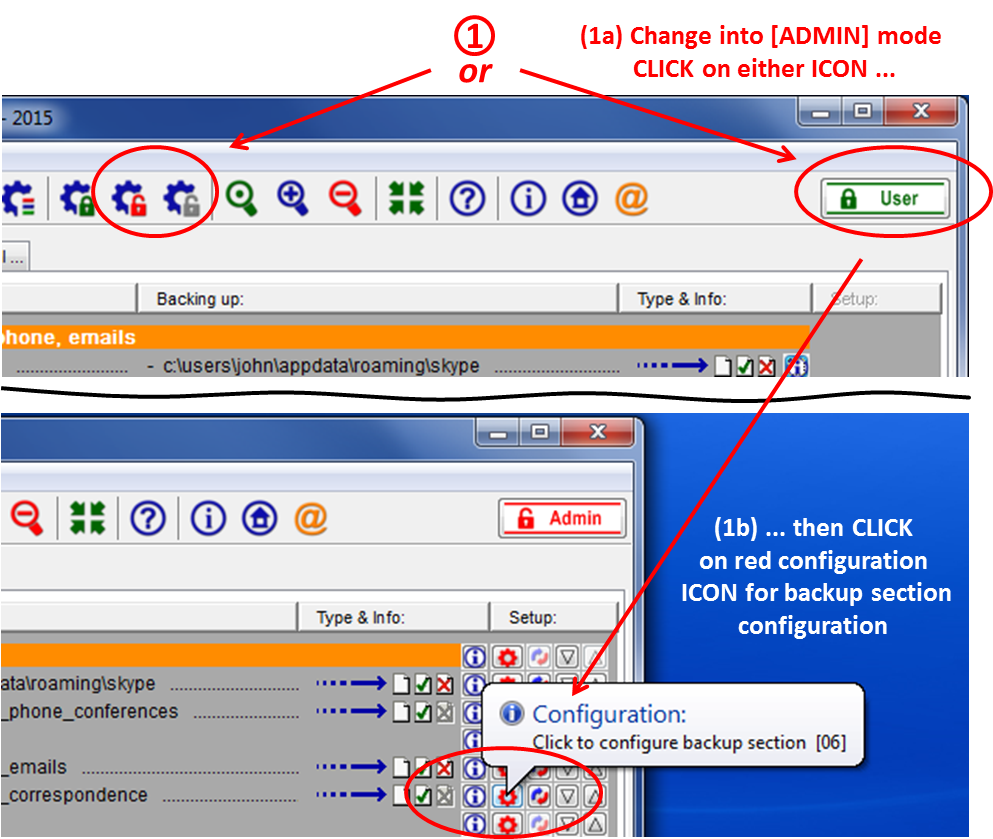 How to - Configure a normal backup section: TMS Stein's Backup (Pro) How to - Configure a normal backup section: TMS Stein's Backup (Pro)
